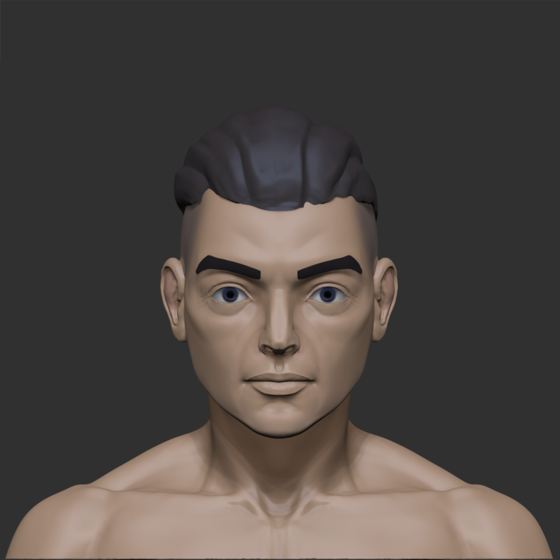 ArtStation - Male Face Study