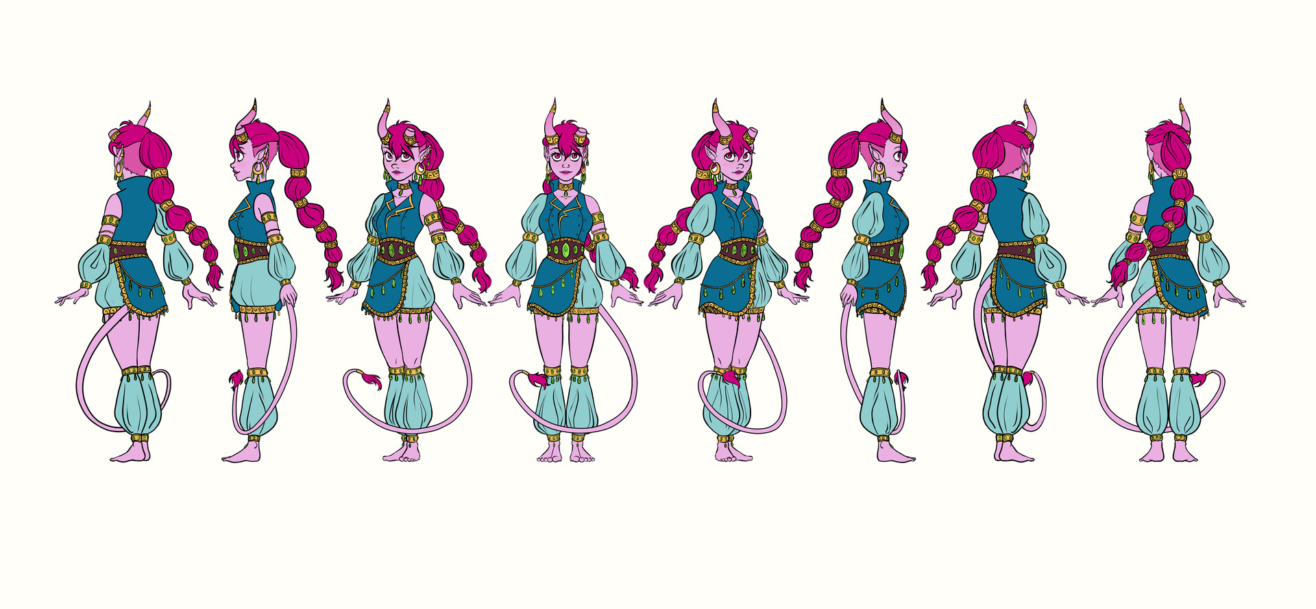 ArtStation - Lilith turnaround