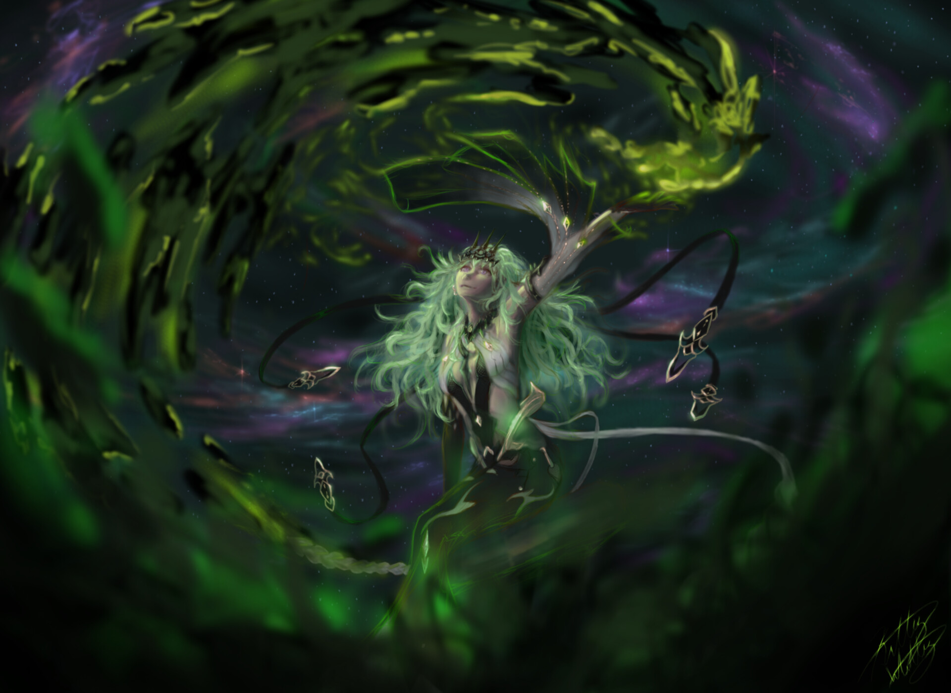 Kitty Witty - Mobius - Honkai Impact Fanart