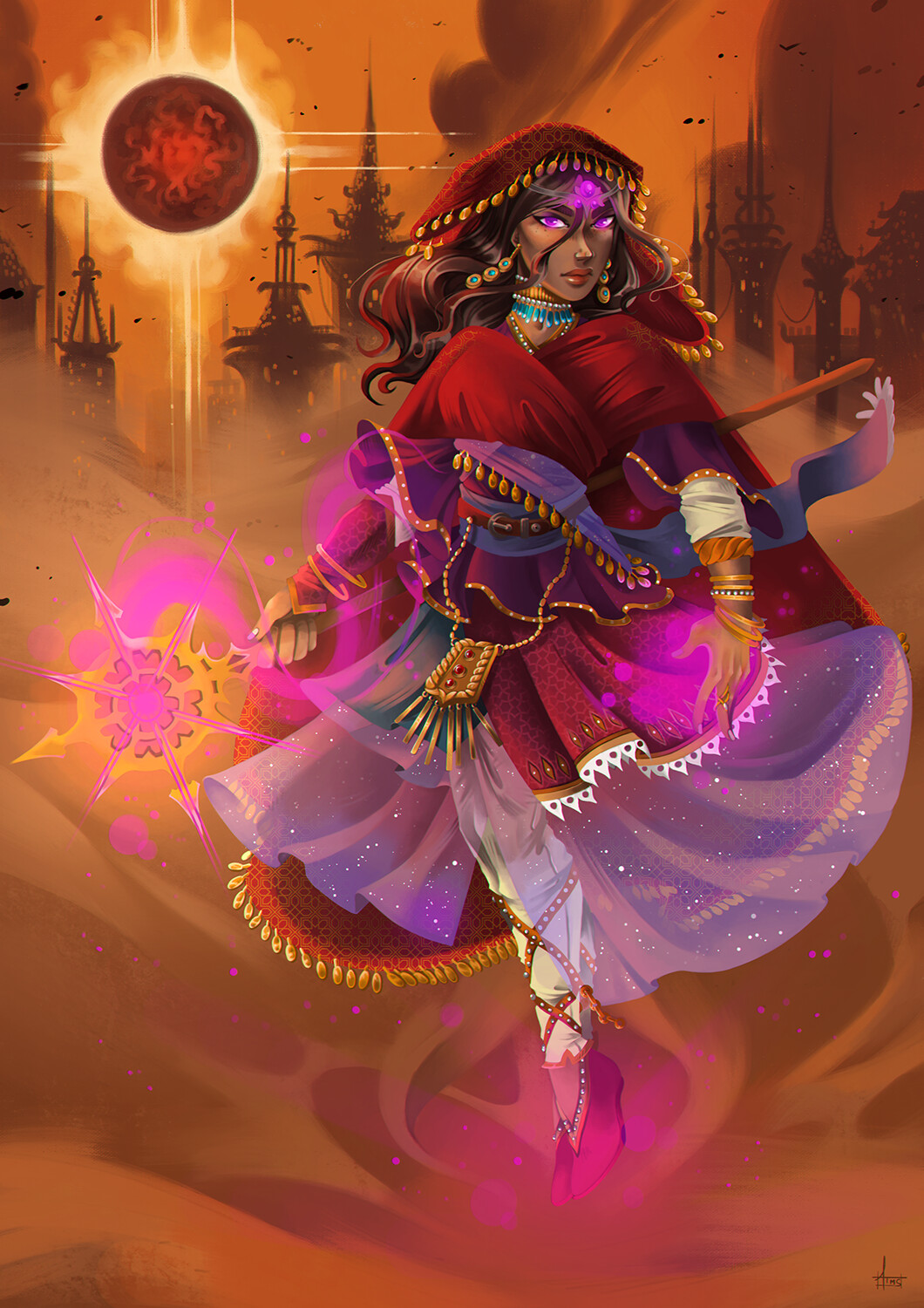 ArtStation - Azshara (DnD commission)