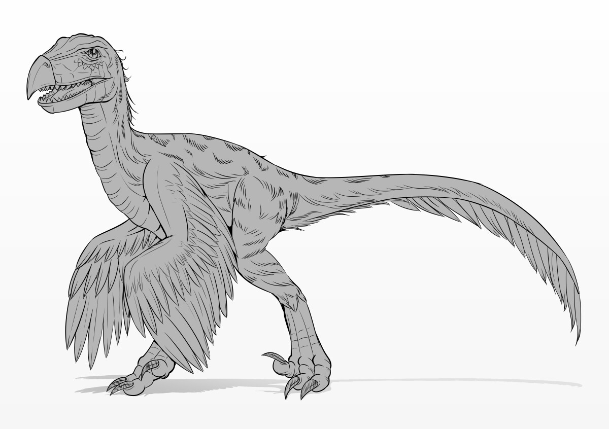 ArtStation - The winged dinosaur