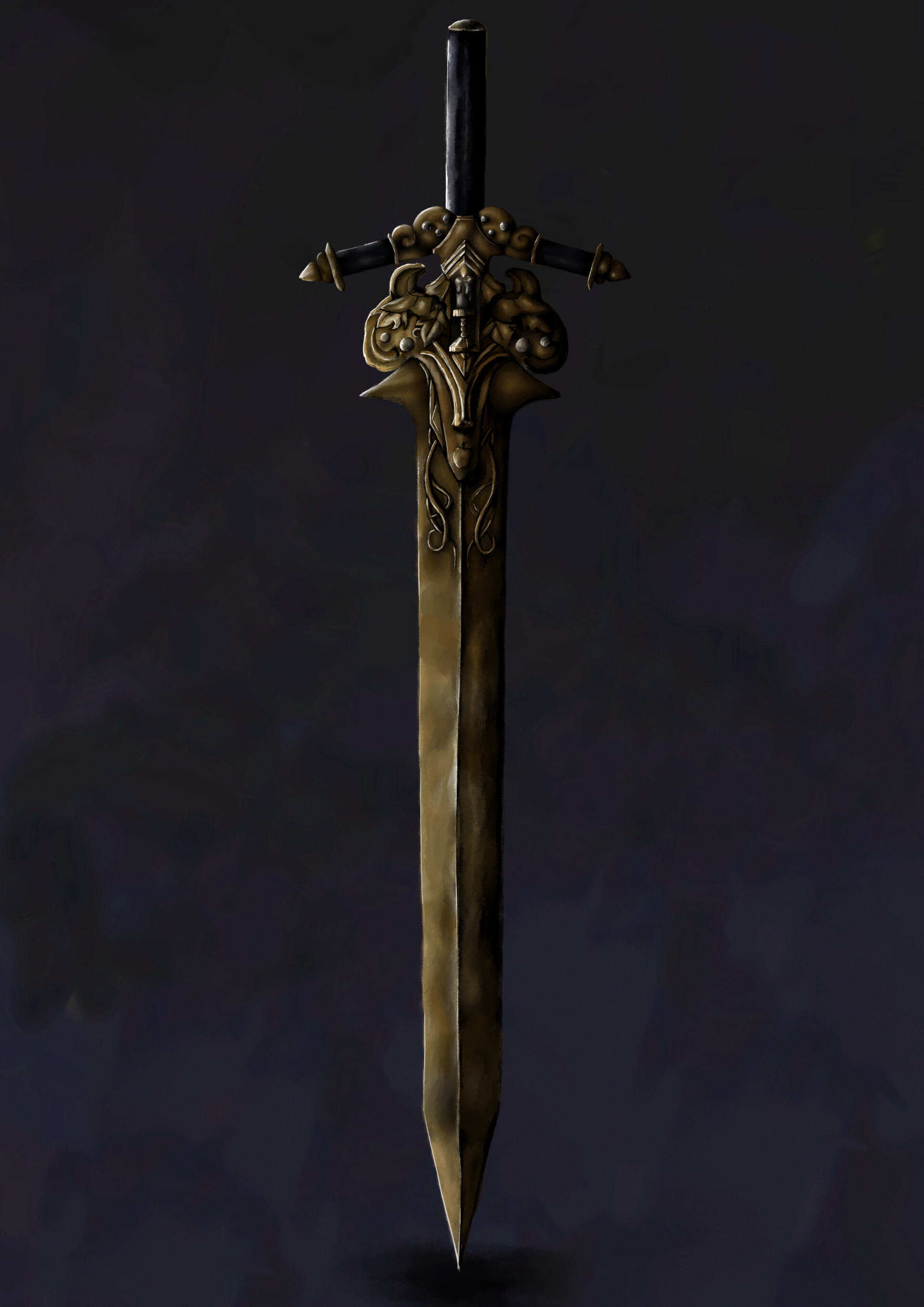 ArtStation - Flaming Sword Prop Concept Art