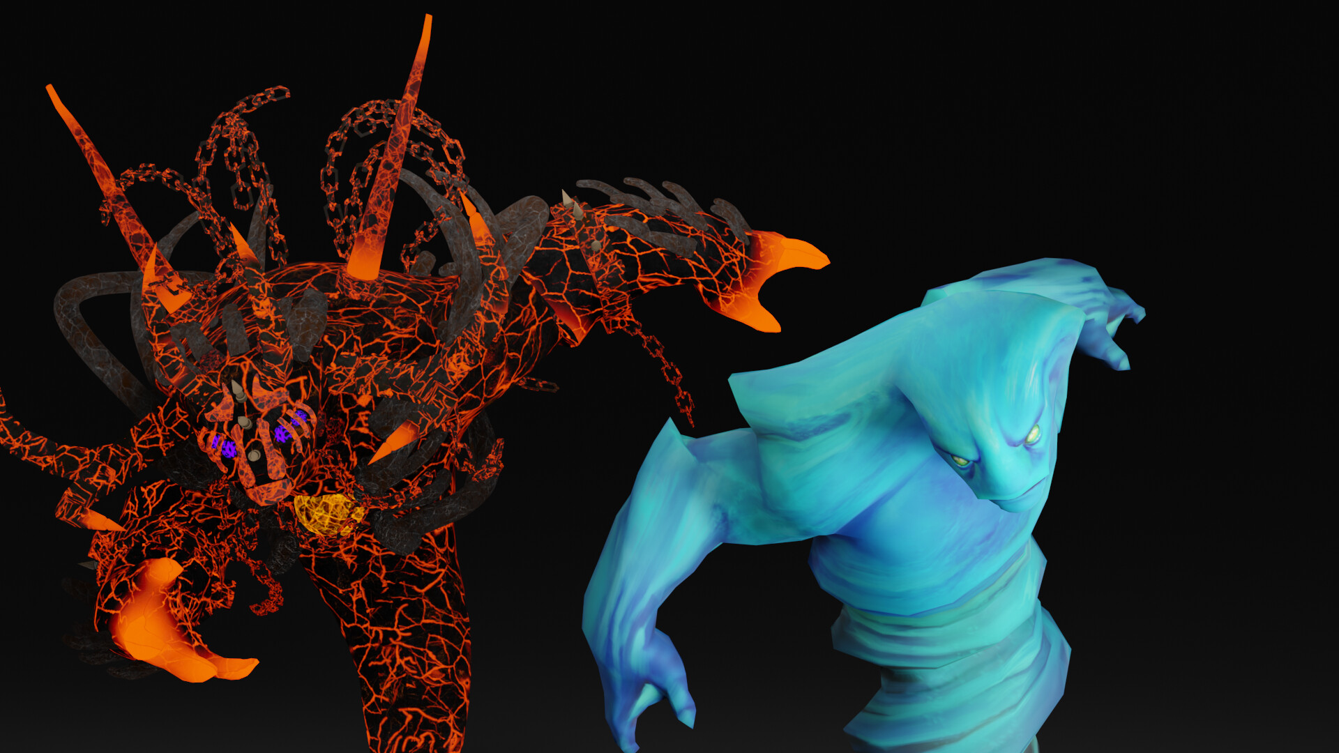 ArtStation - # water vs lava . DOTA2 Morphling