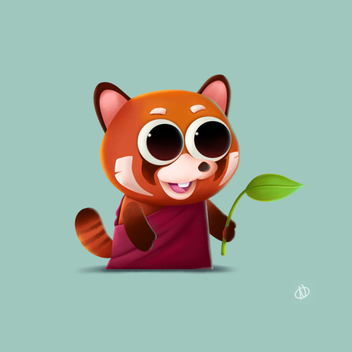 ArtStation - Rinboku | Mystic Baby Red Panda