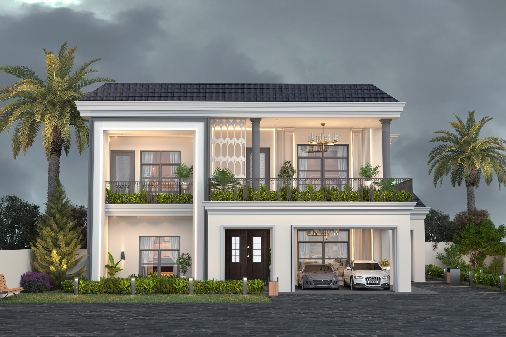 ArtStation - 3D CLASSICAL ELEVATION DESIGN