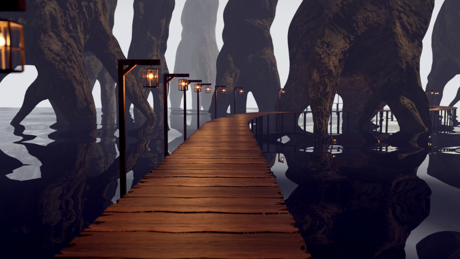 ArtStation - Fantasy swamp