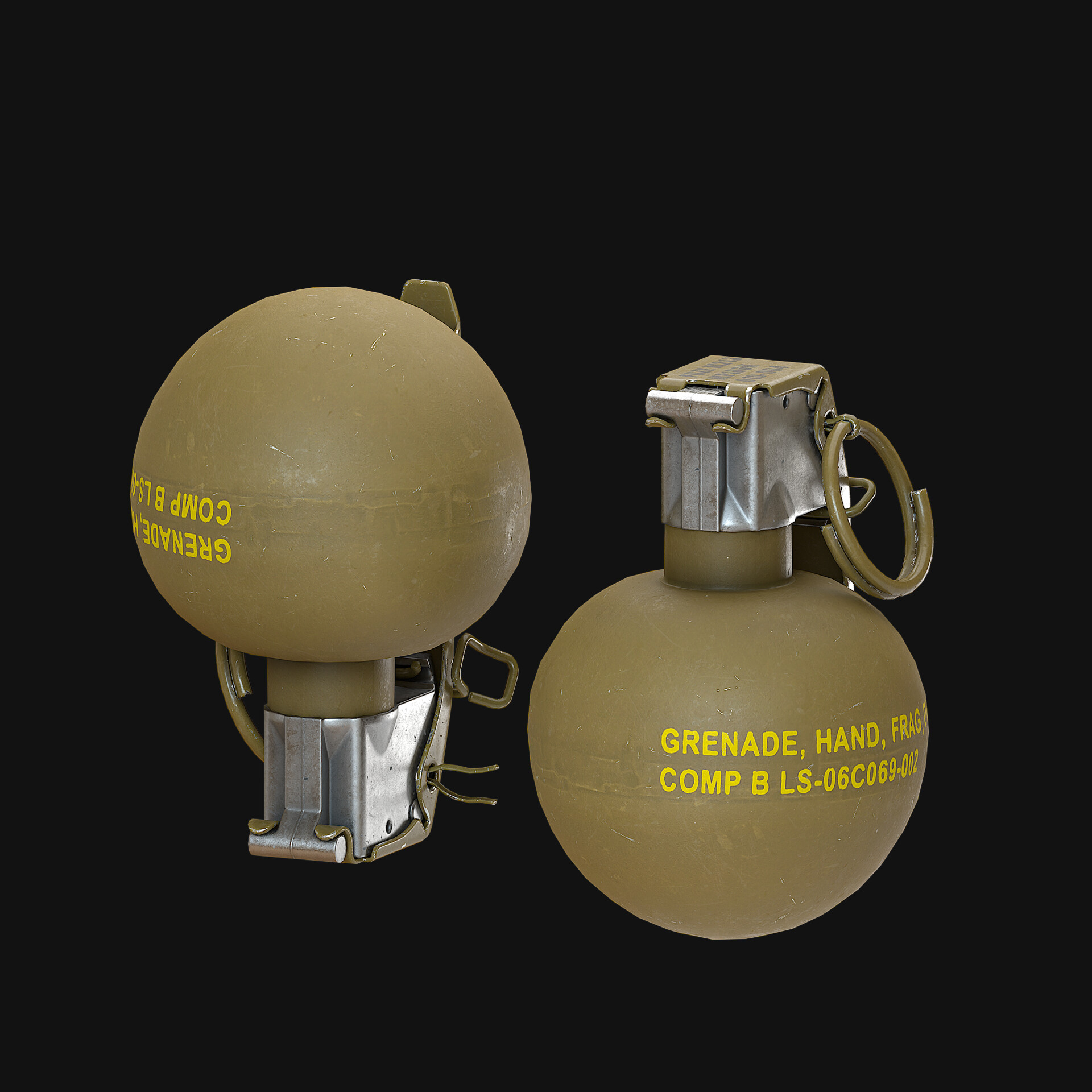 ArtStation - Grenade "M67"
