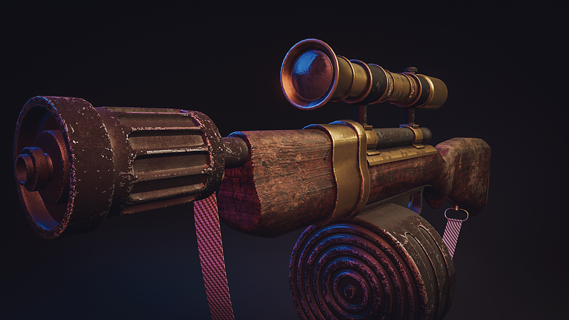 ArtStation - Rifle 3d Model_Blender 3D