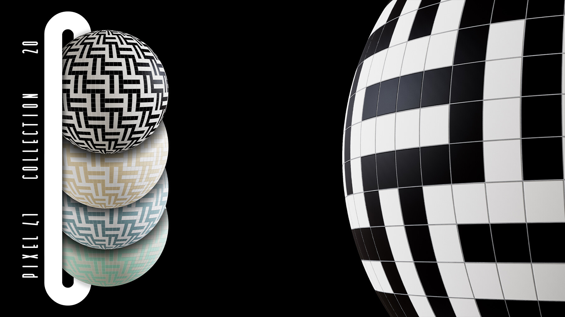 Zero0poly - 141 PBR Tile Texture Pack from 41zero42 products -Vol2