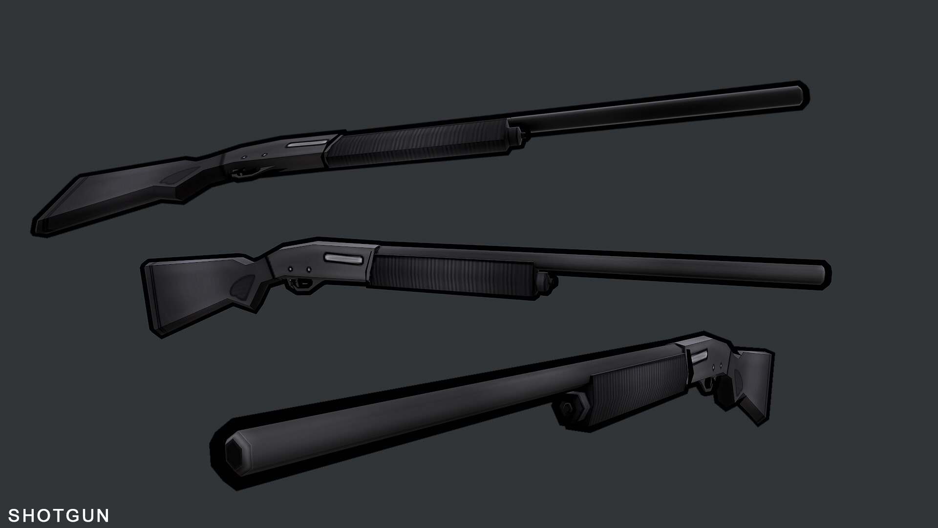 Anna J - Low Poly Weapons