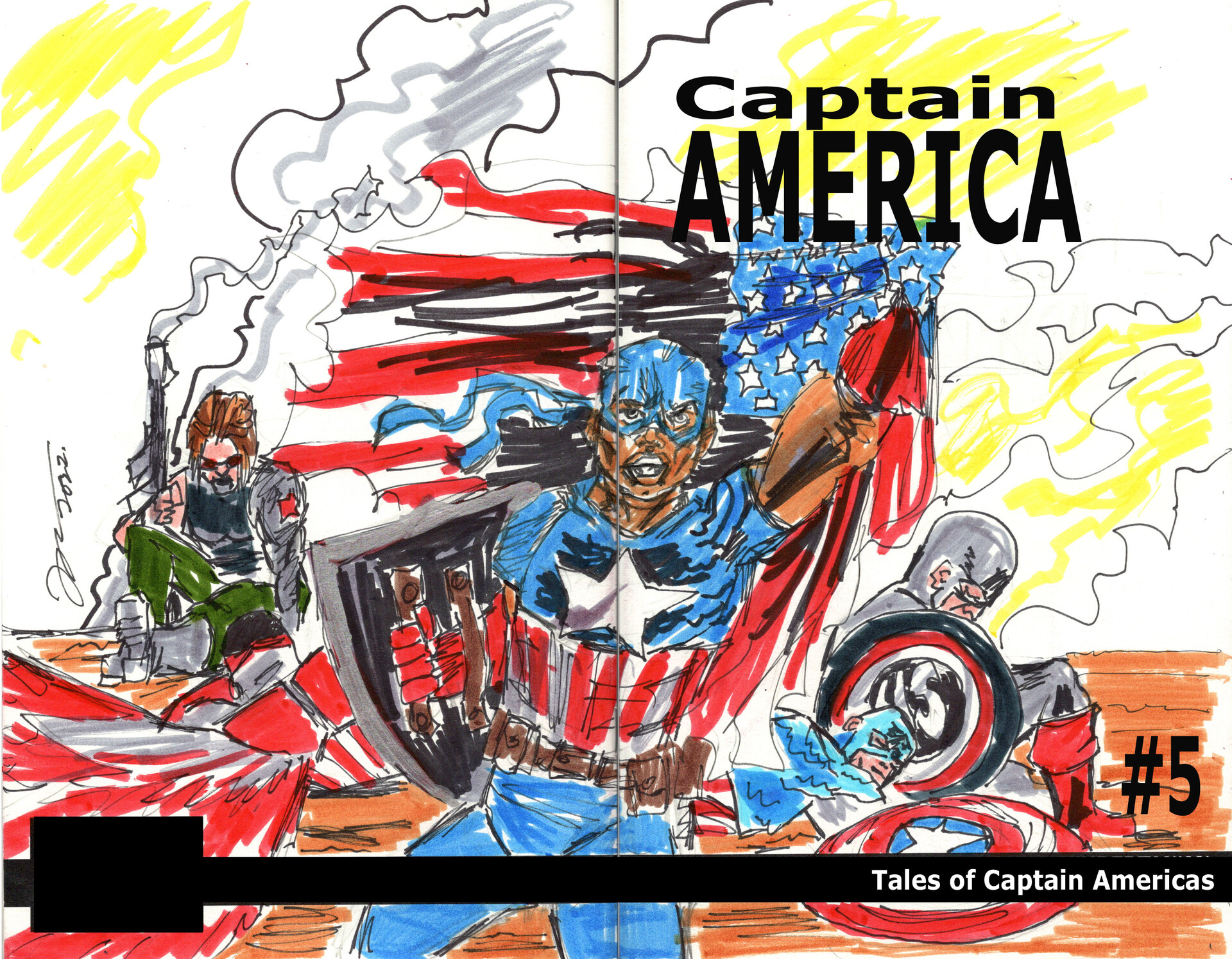 ArtStation - Captain America #5 by rodriguesart fan fiction