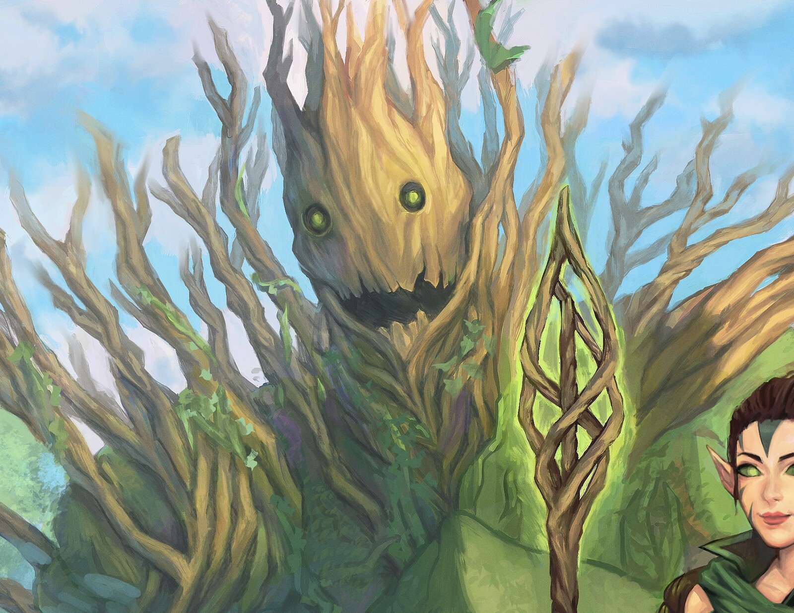 Yolie - Nissa: Magic the Gathering Fan Art