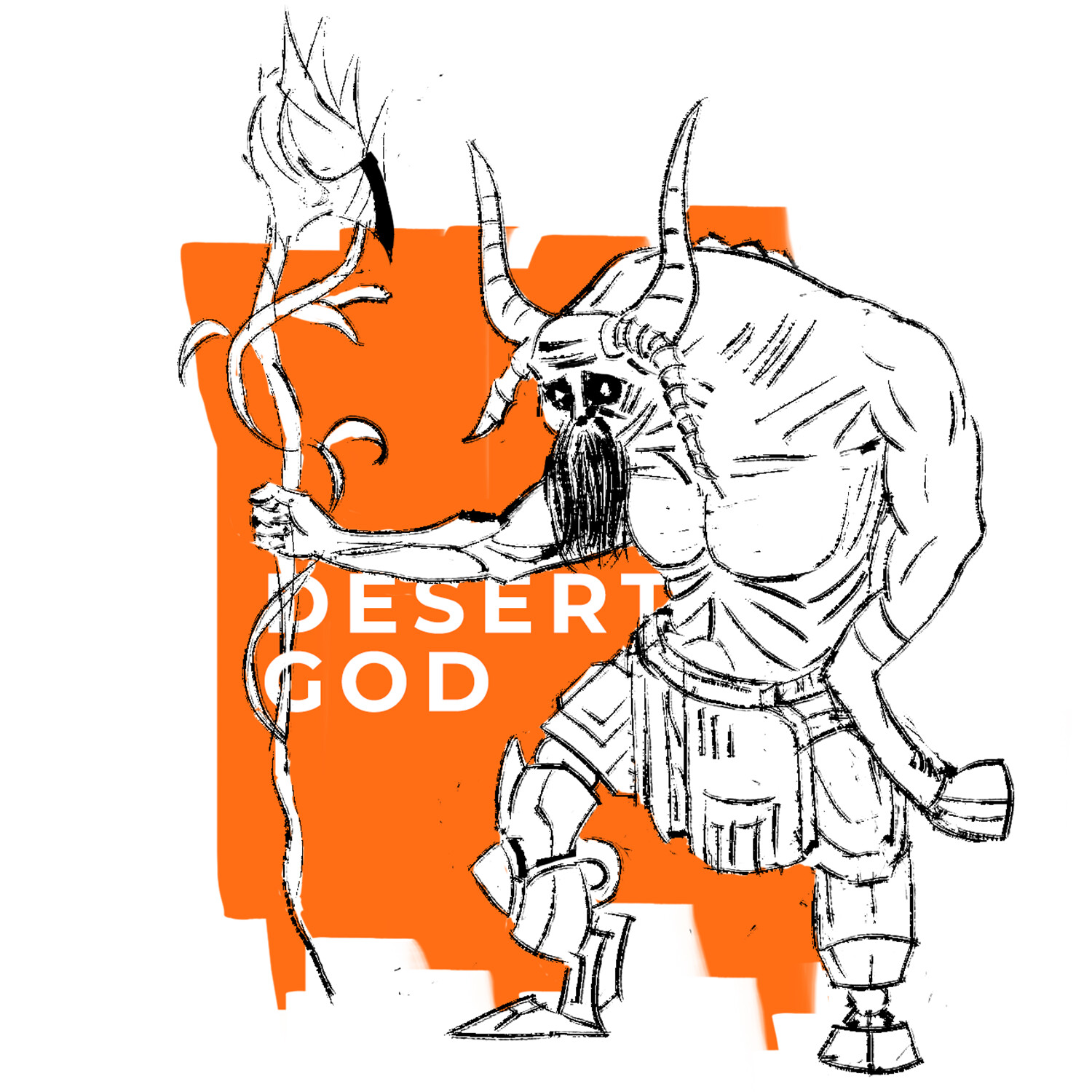 ArtStation - WIP - DESERT GOD