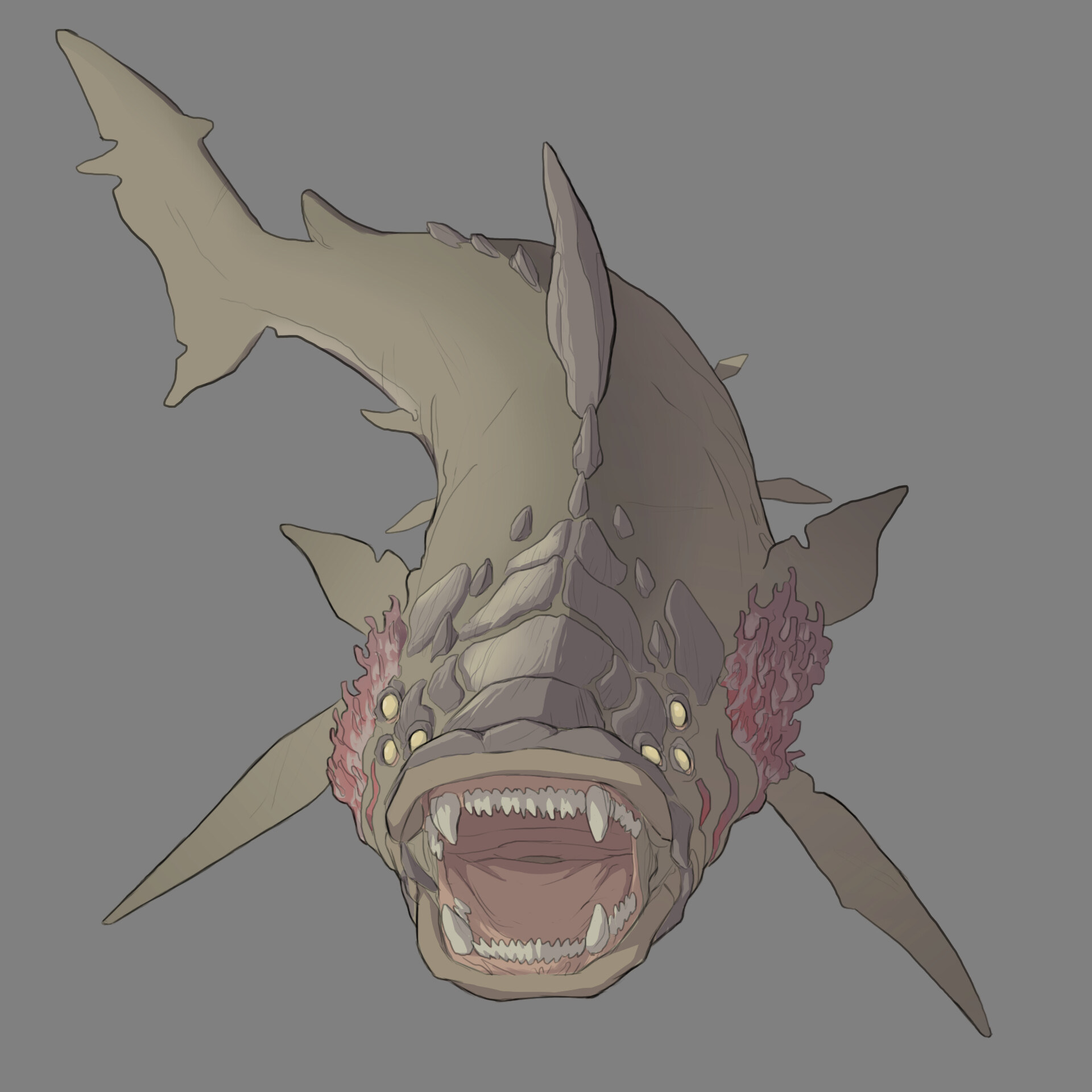 ArtStation - Shark Monster