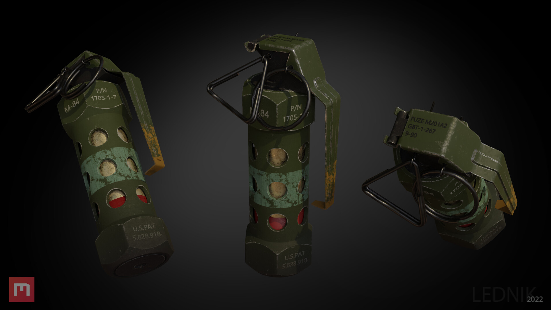 ArtStation - Stun granade