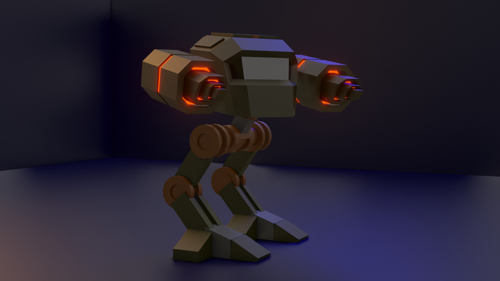 ArtStation - A Blocky Mecha
