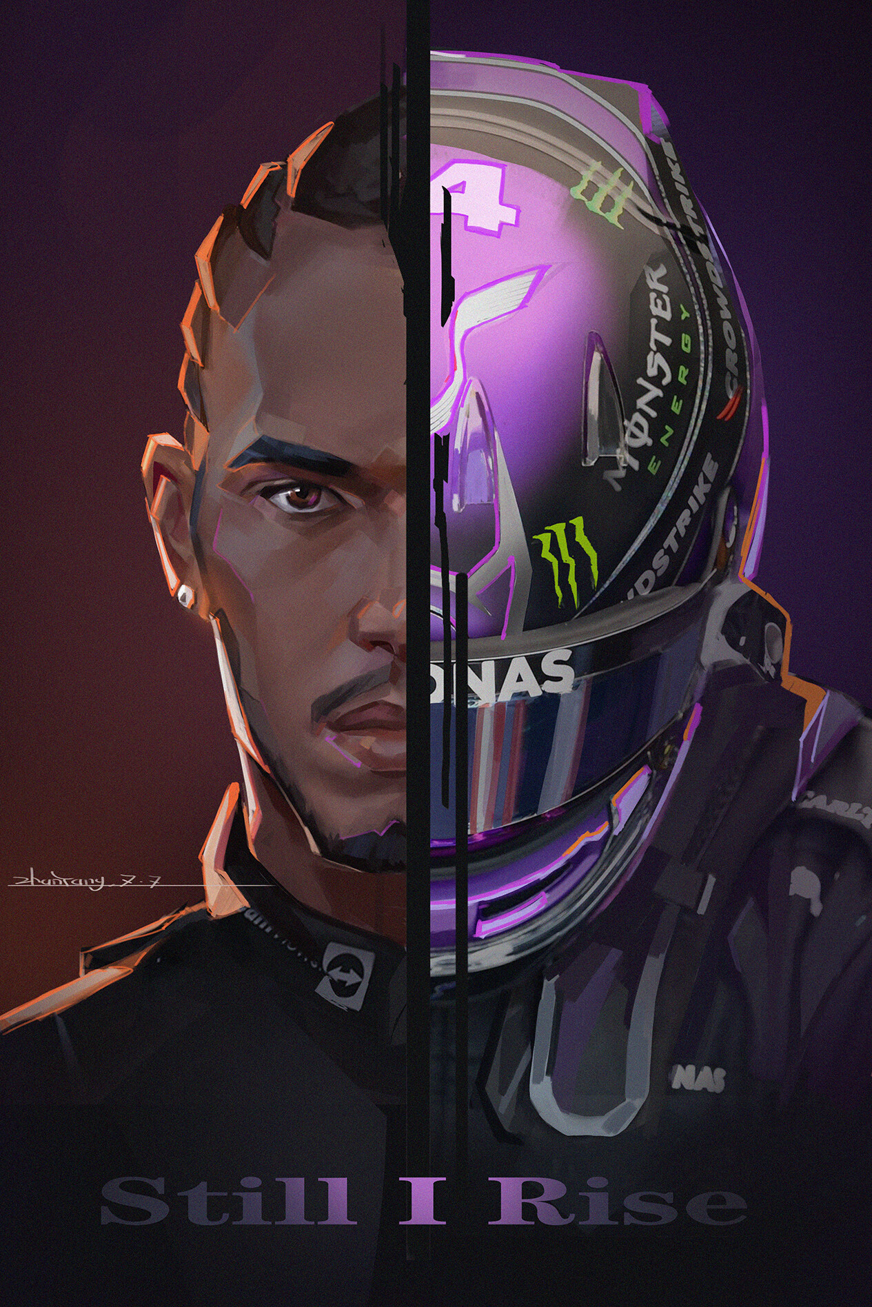 ArtStation - Lewis Hamilton