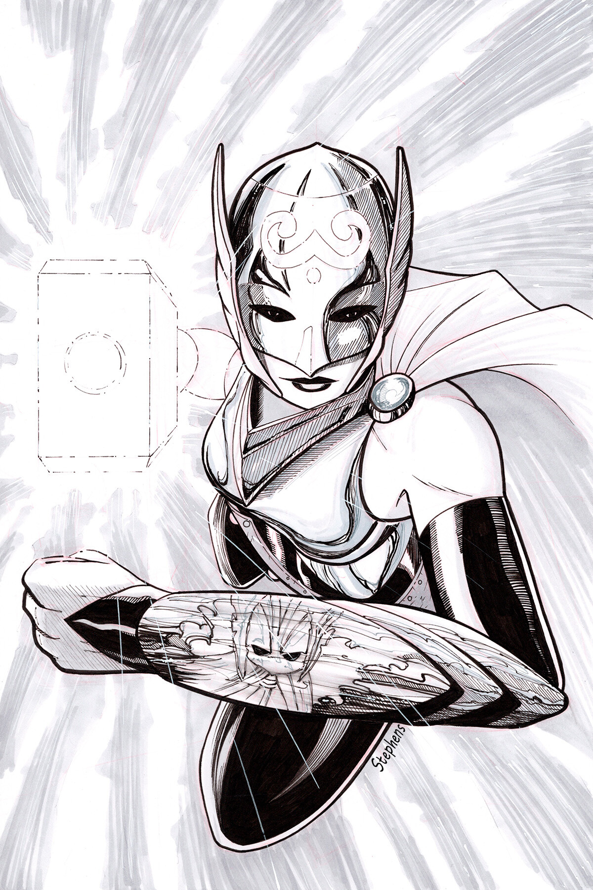Travis Stephens - Jane Foster Thor Commission