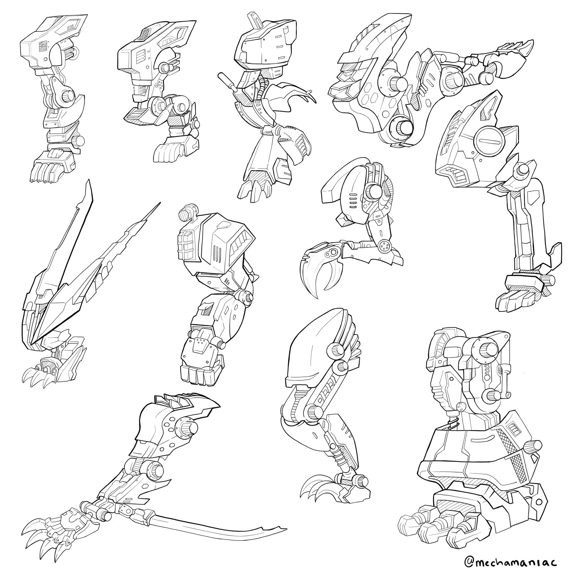 ArtStation - Zoids Legs study