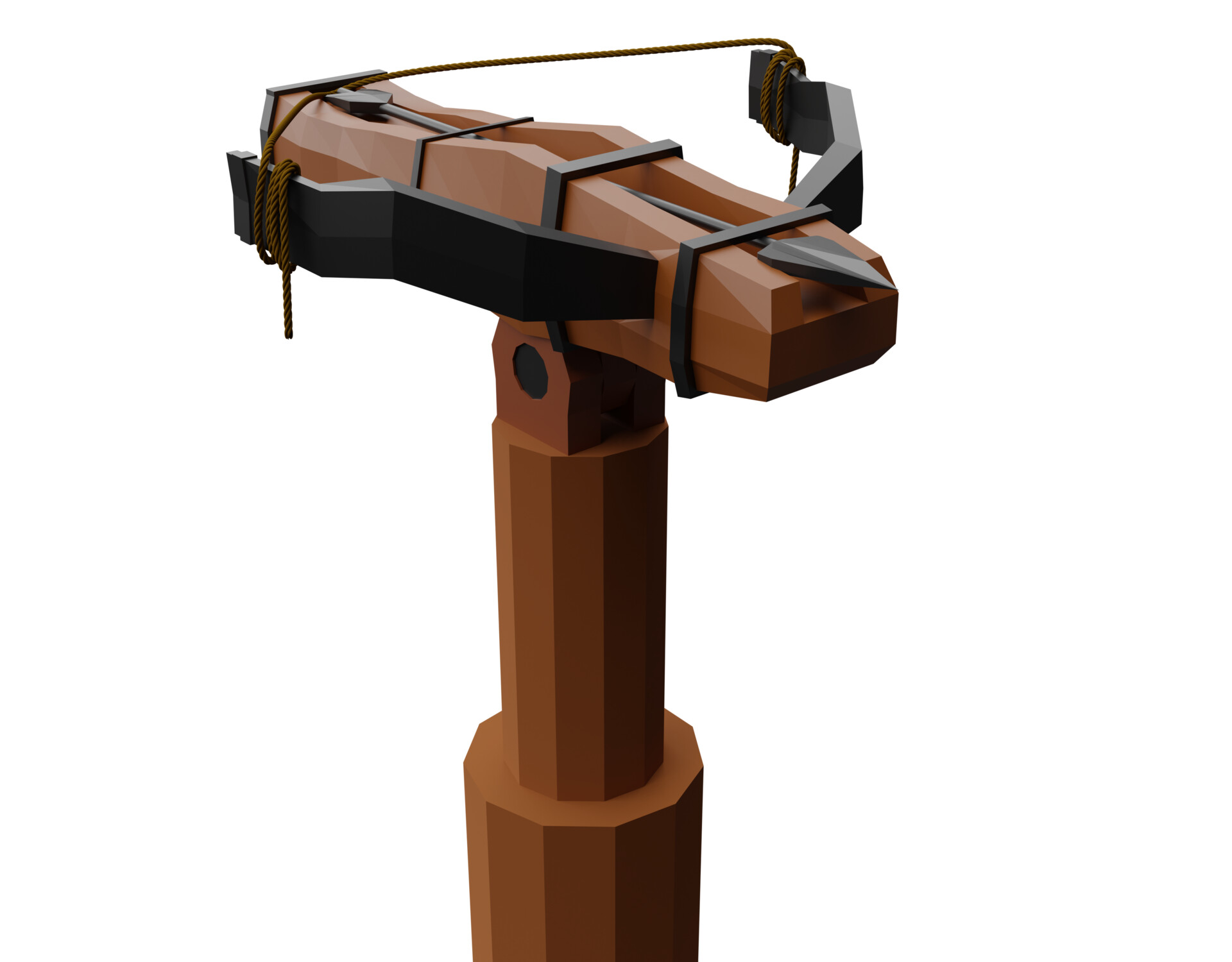 ArtStation - Stylized low poly crossbow