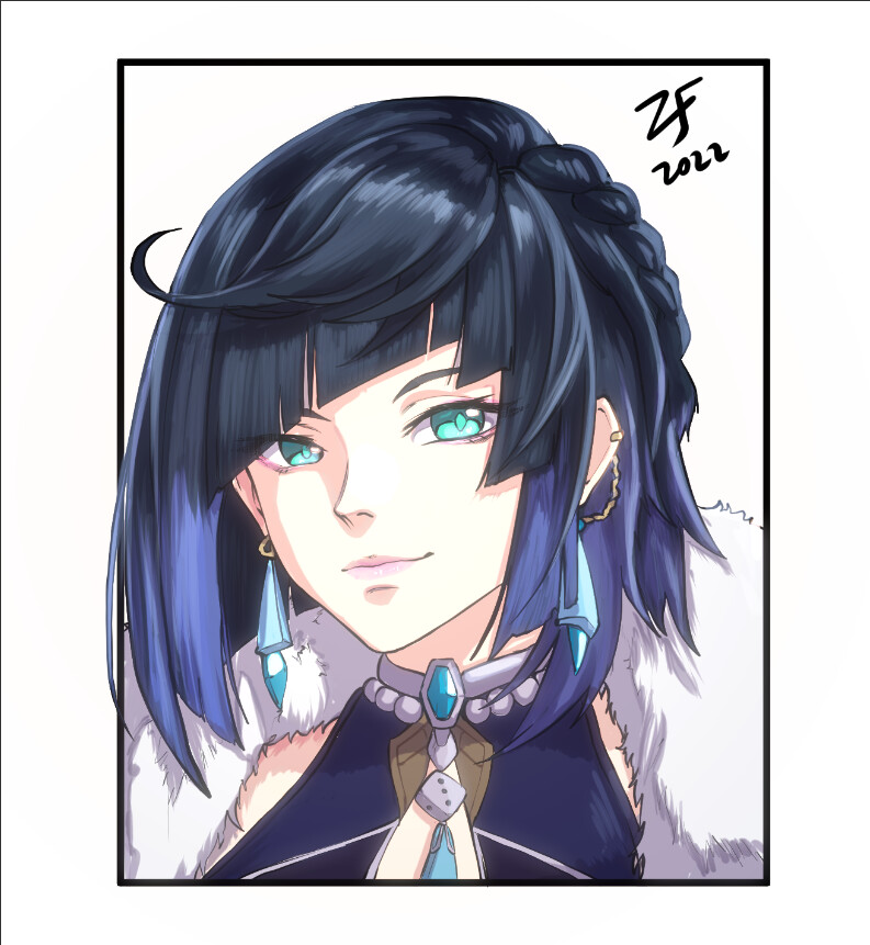 Zyll Fathe - Genshin Impact: Female Bust Up Fan Arts [Ongoing]
