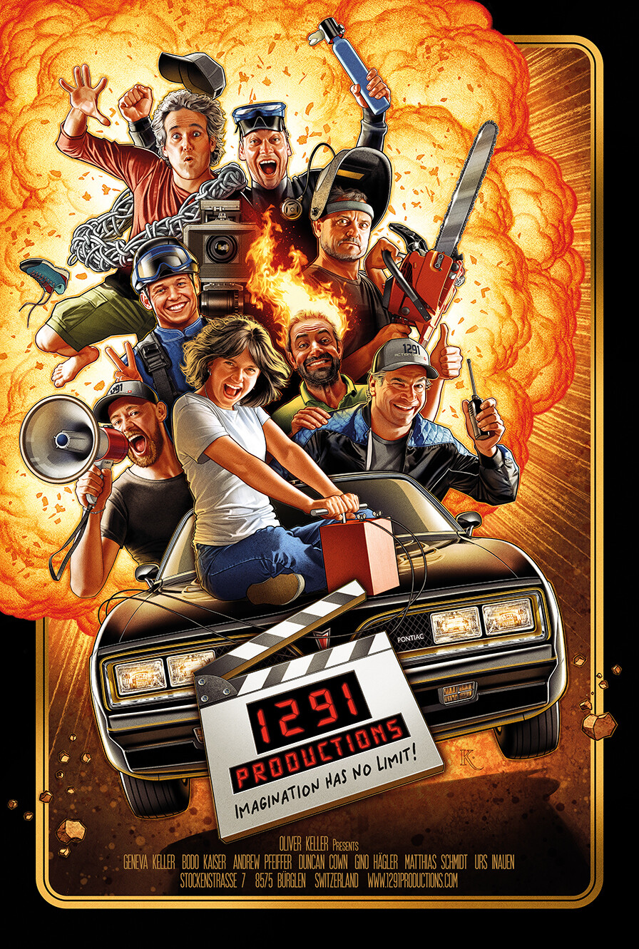 ArtStation - The Crew Poster of 1291 Productions.