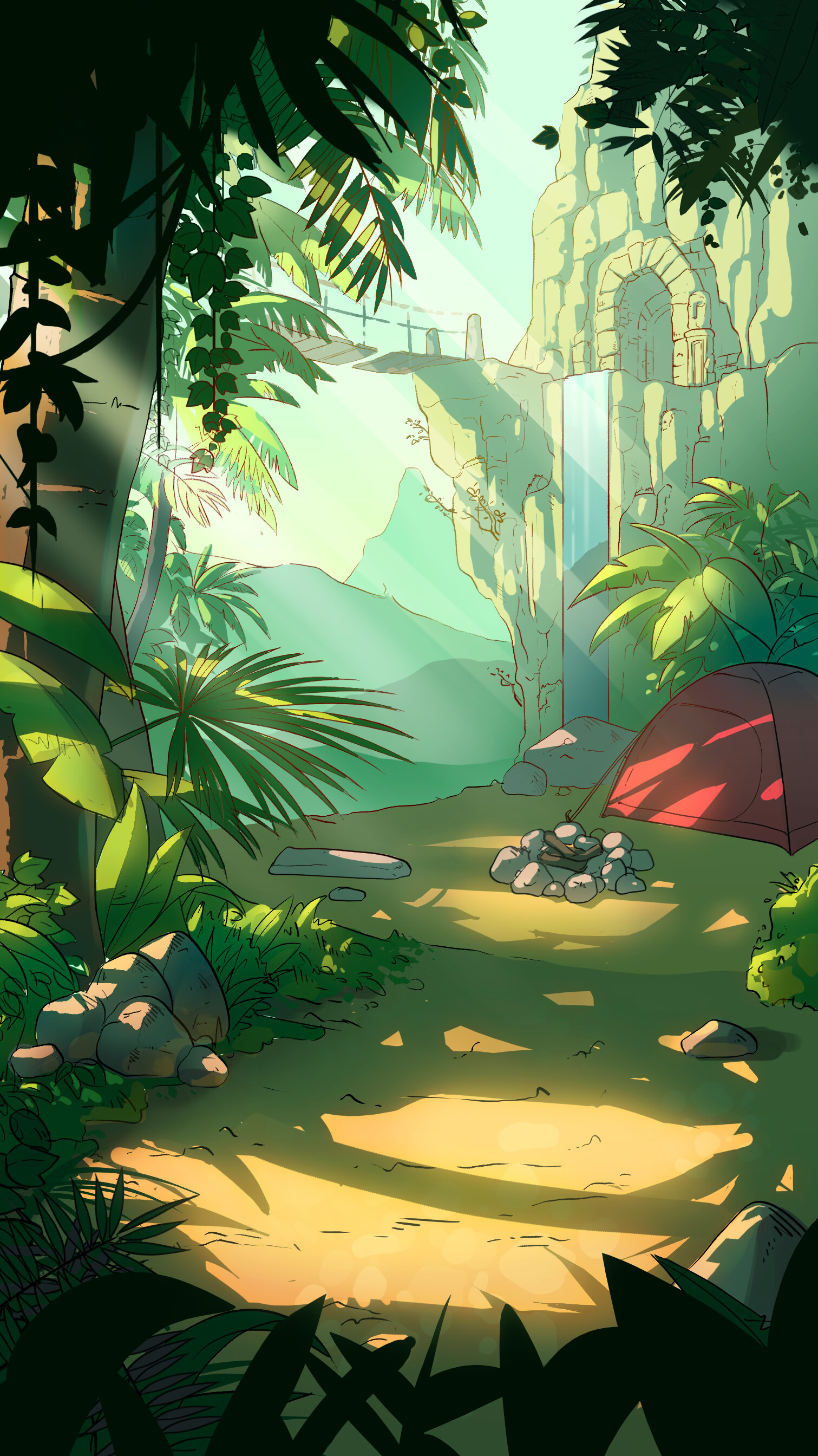 ArtStation - Jungle Background