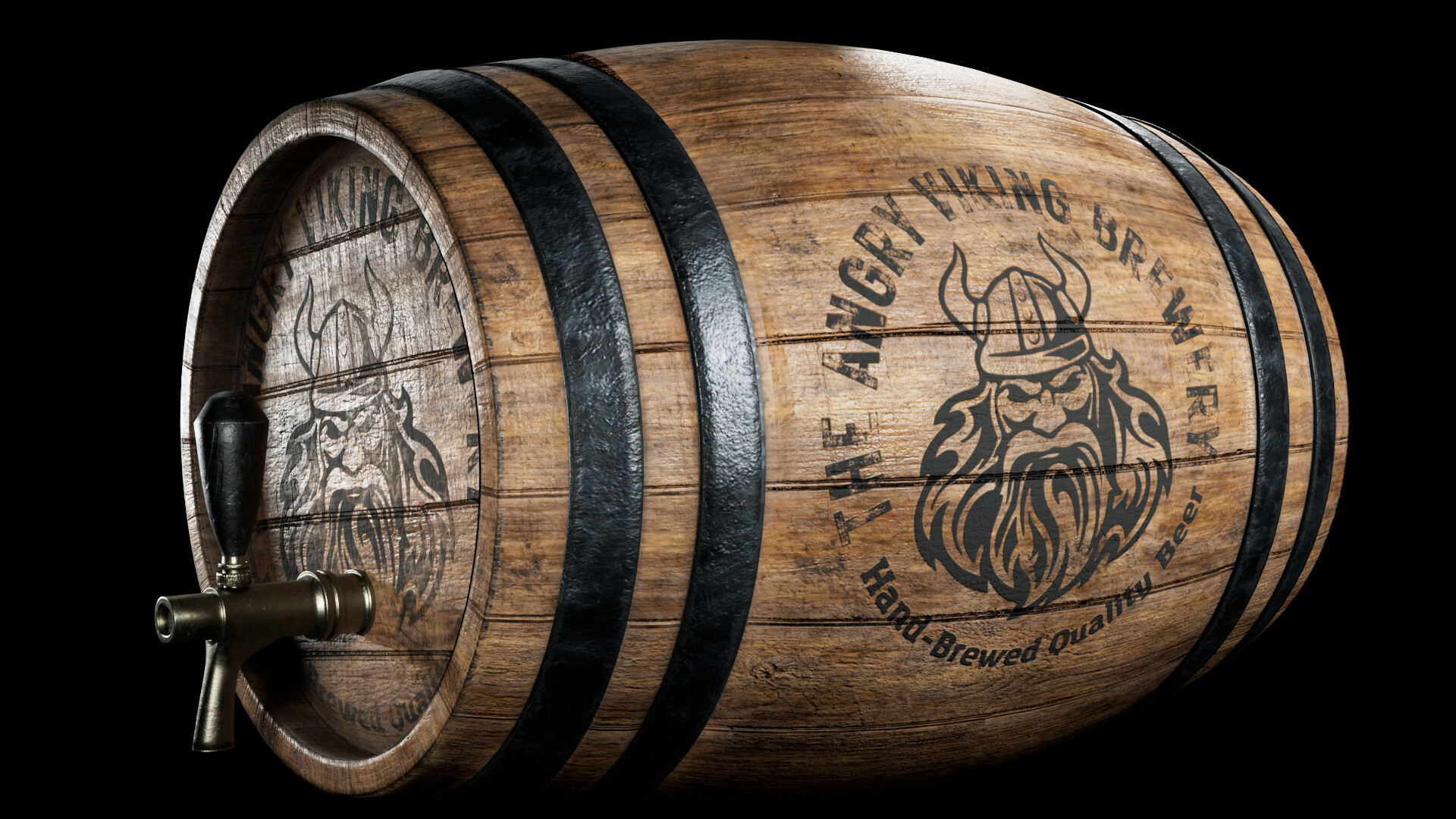 ArtStation - The Angry Viking Brewery Barrel