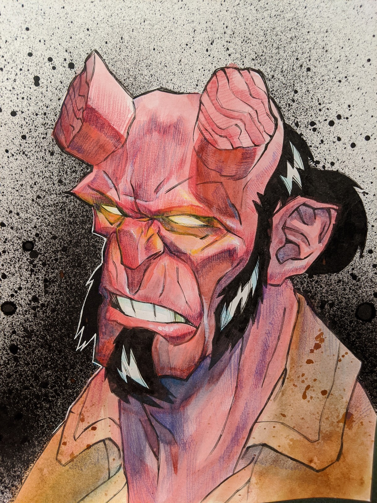 Mitch Polaski - Watercolor Fanarts