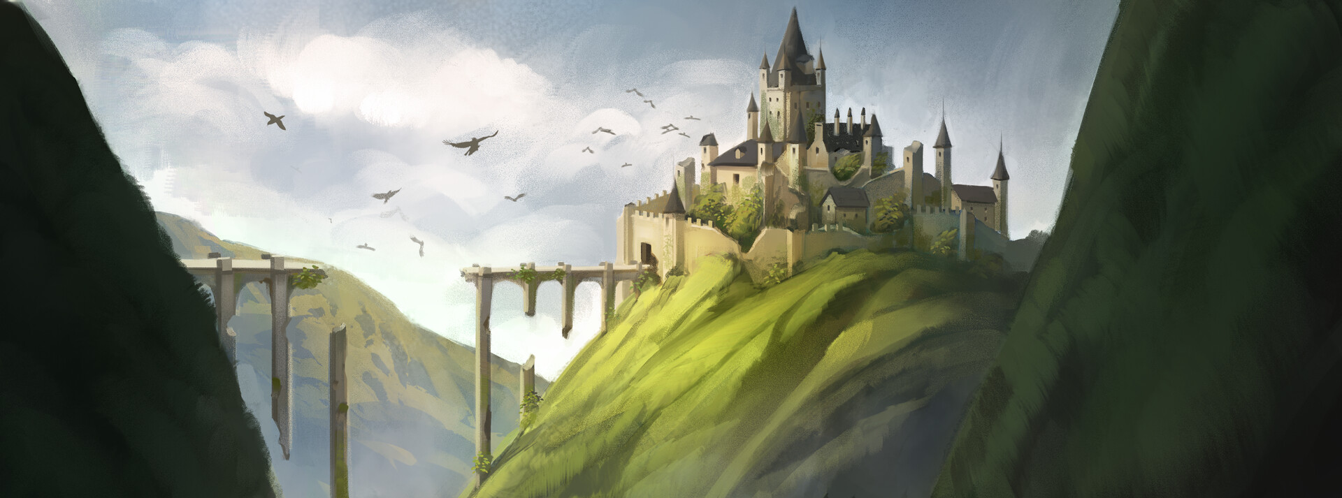 ArtStation - Ruined Castle (2018)