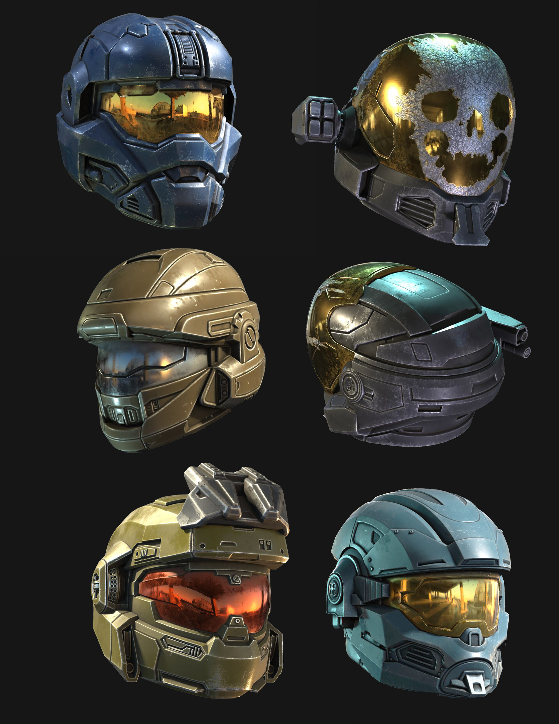 halo 3d coloring pages