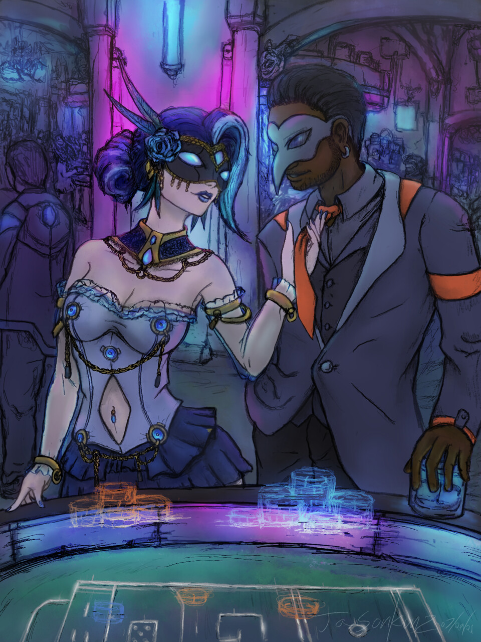 BlackBjalki - Cyberpunk Sins - Lust