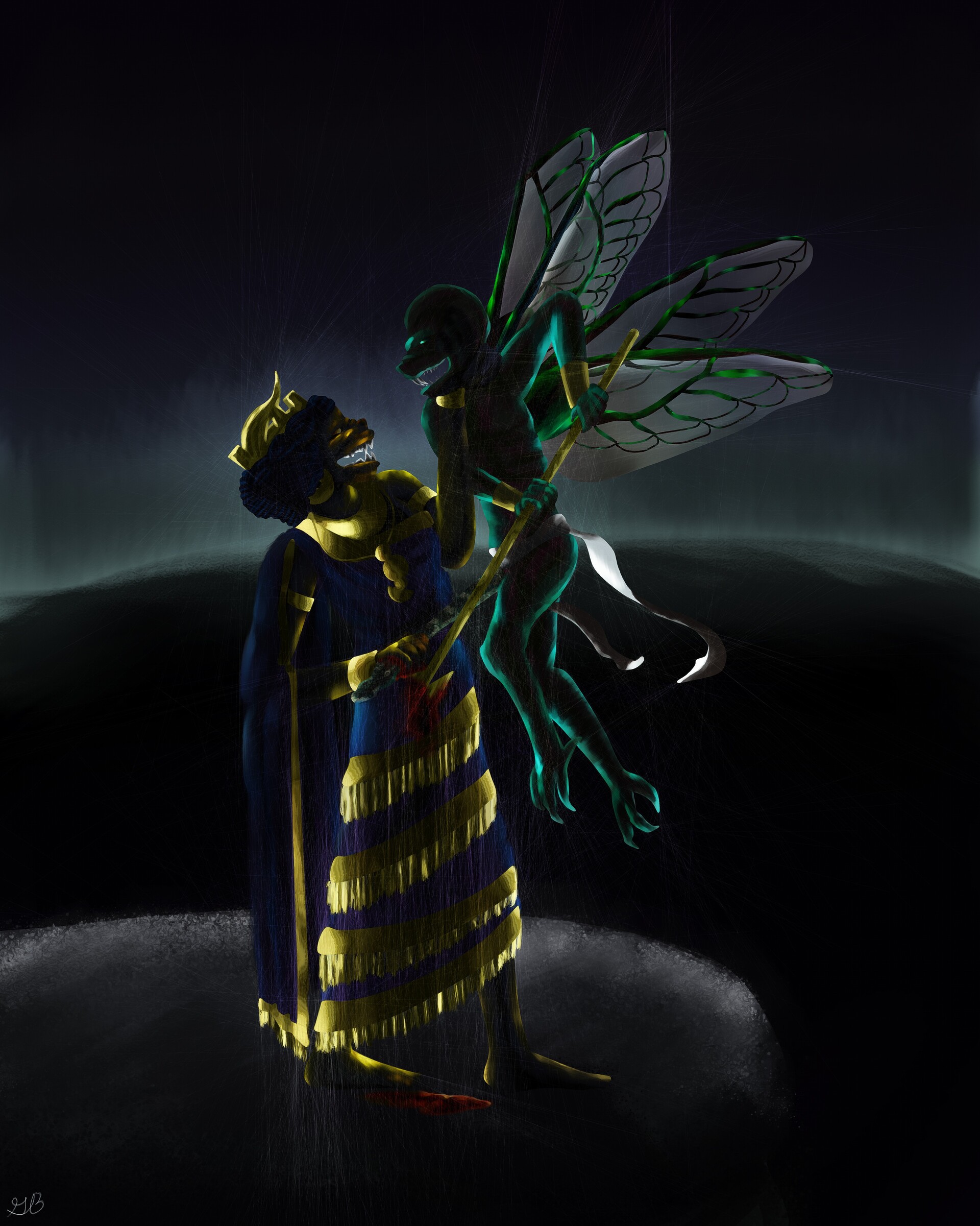 ArtStation - Lamashtu and Pazuzu