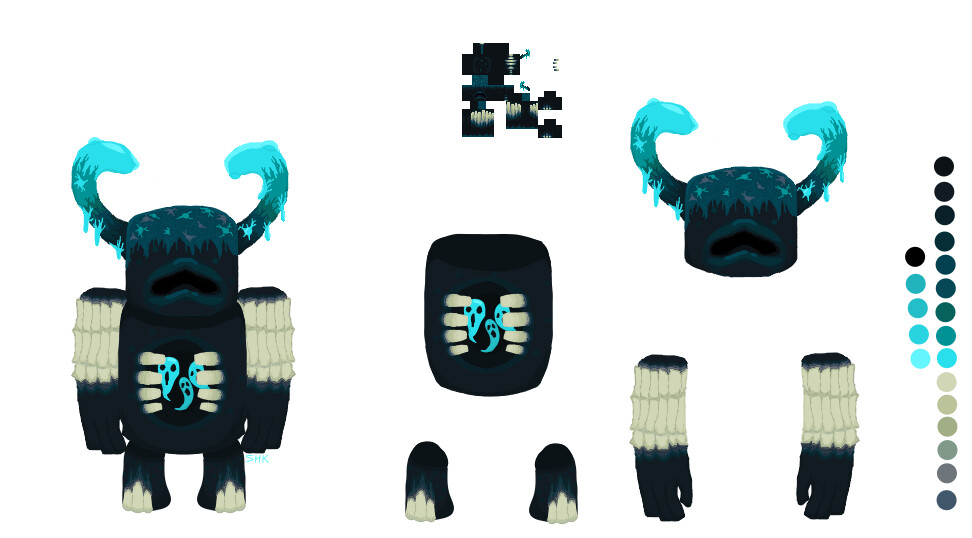 ArtStation - The Warden (Minecraft)