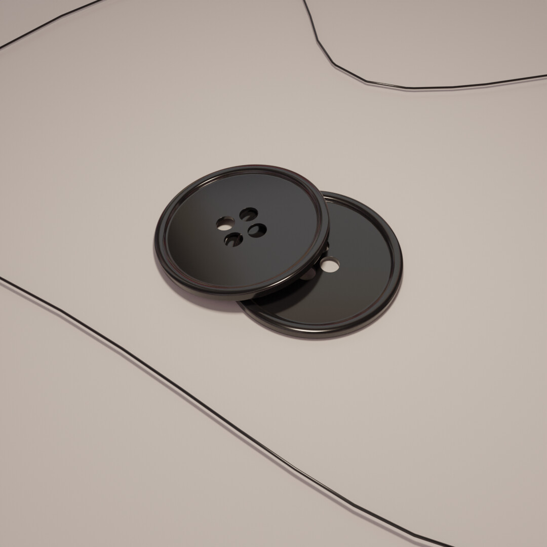 ArtStation - Shirt Button