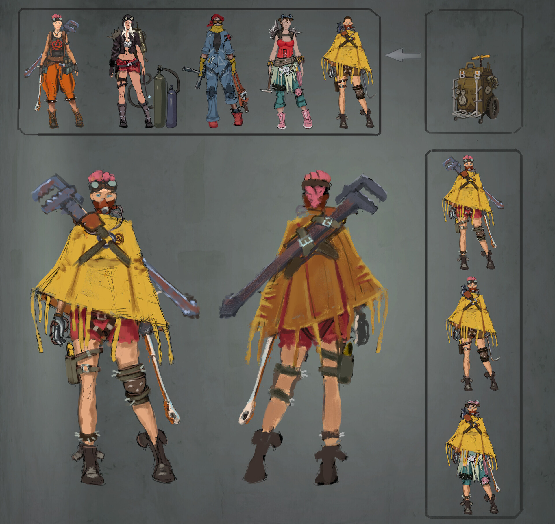 ArtStation - female mechanic
