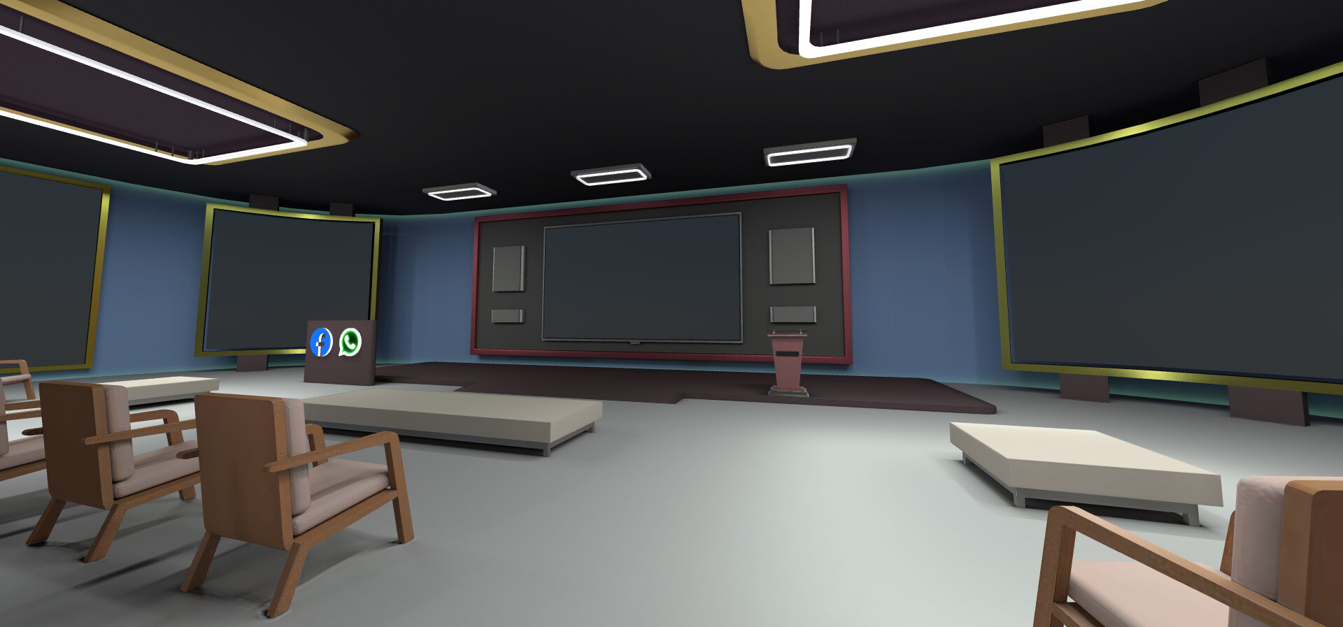 ArtStation - gallery room