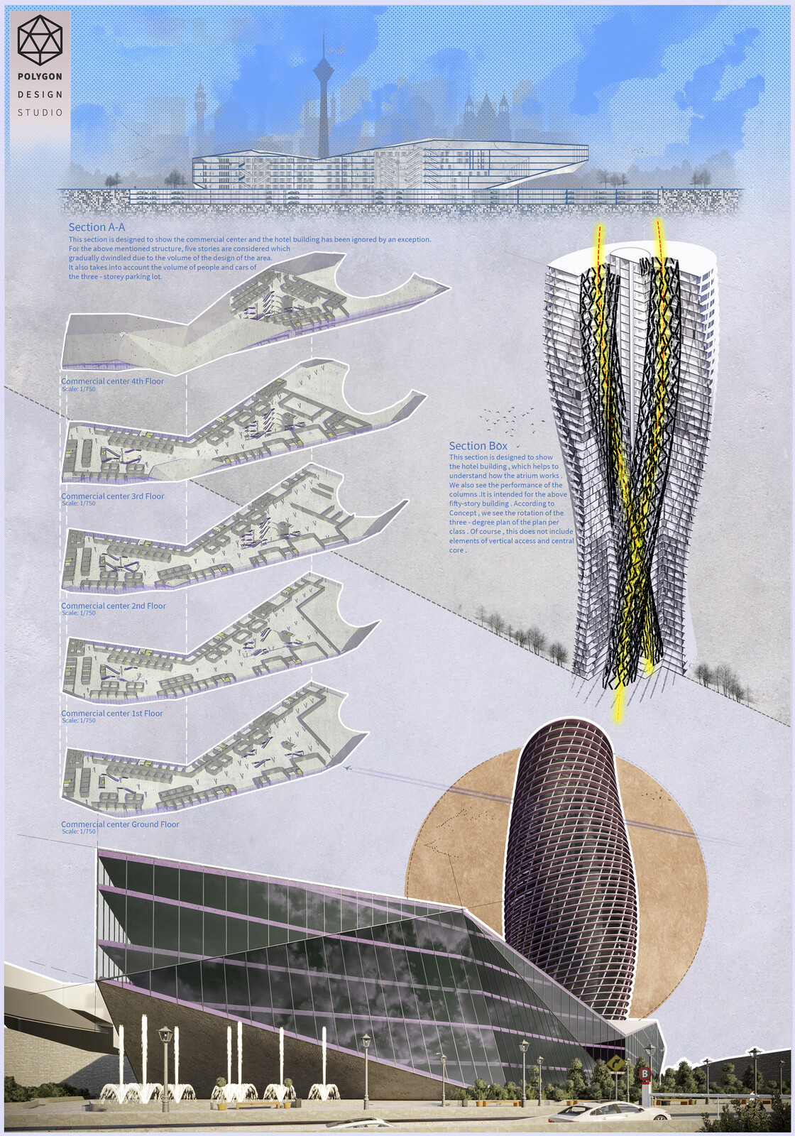 Polygon DesignStudio - Architecture presentation sheet