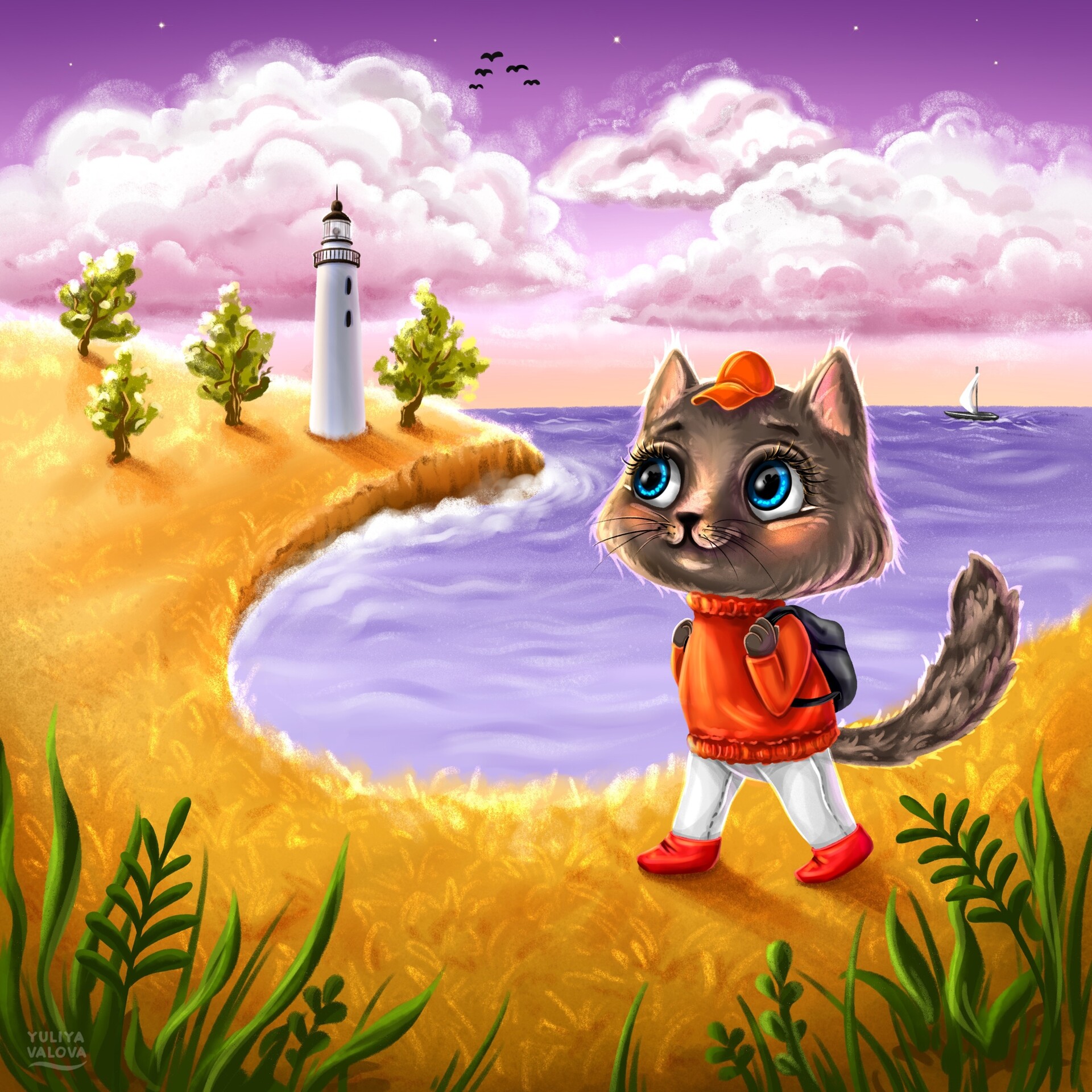 ArtStation - Cat traveler