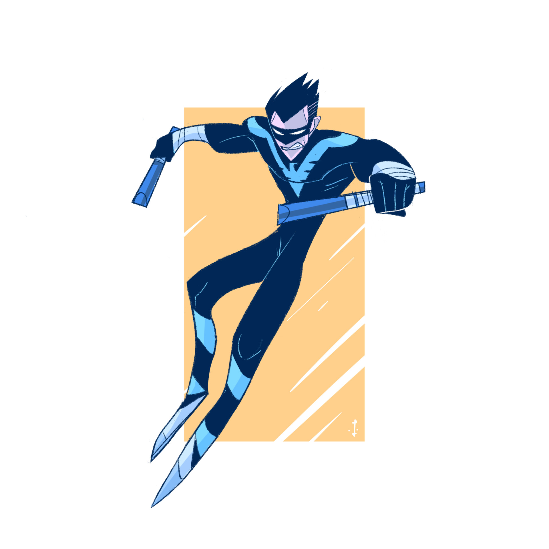 ArtStation - Teen Titans - Nightwing