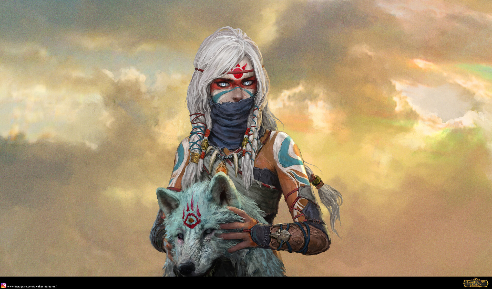 ArtStation - Awakening of the Legion-Wolf Girl "Su"