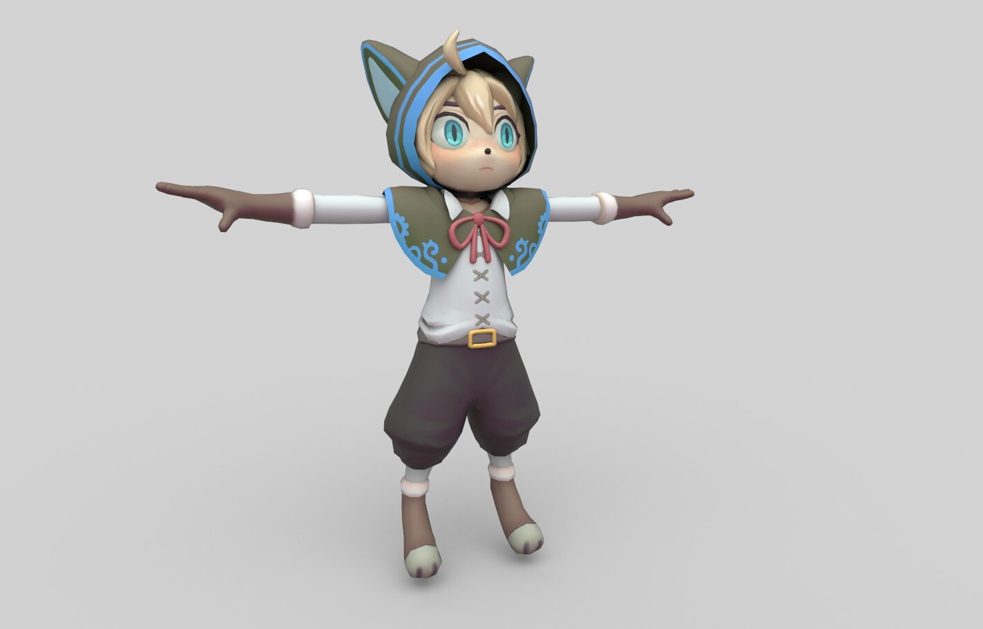 ArtStation - Cat game character