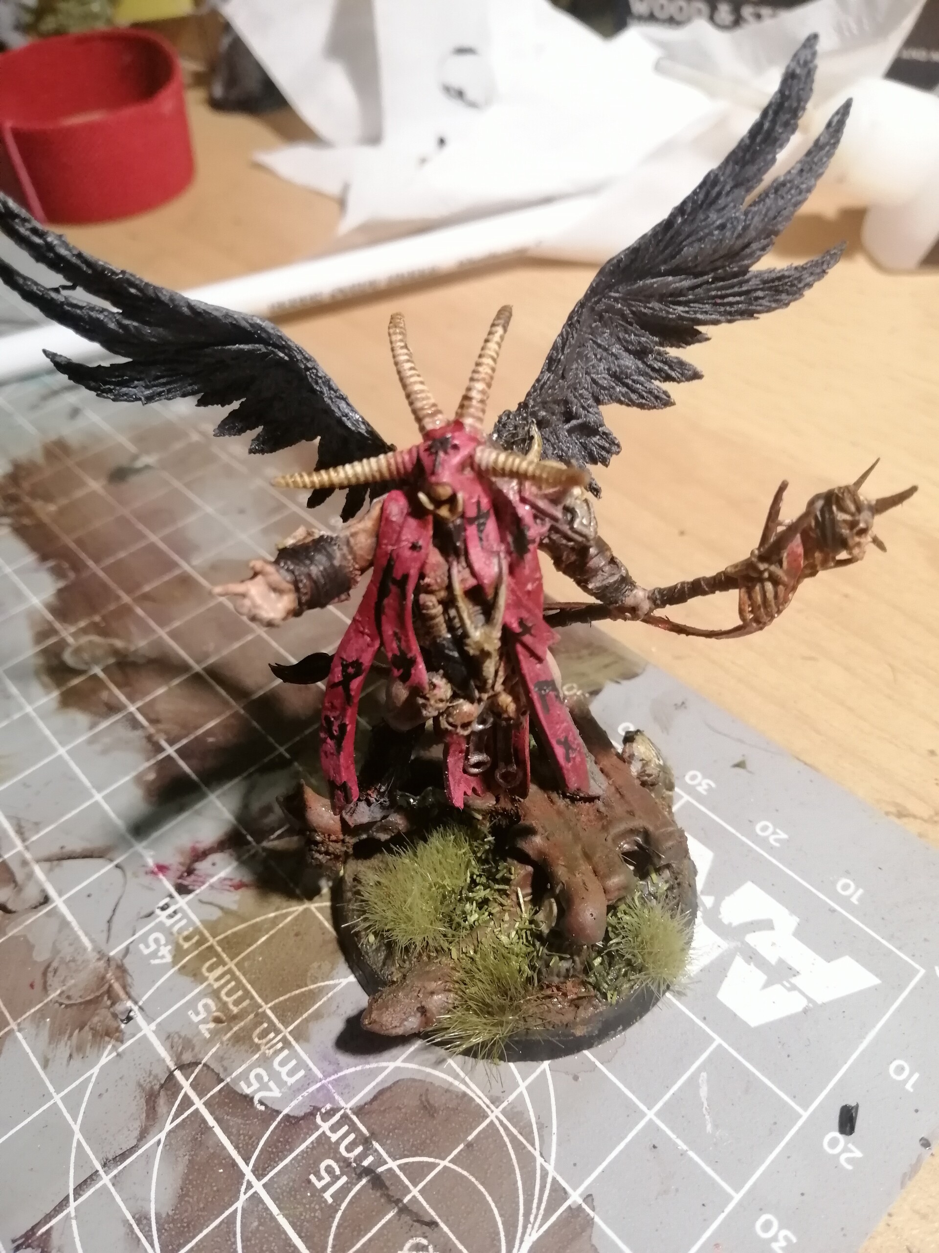 ArtStation - Try paint a Malagor the crow Father (miniature Made by ...