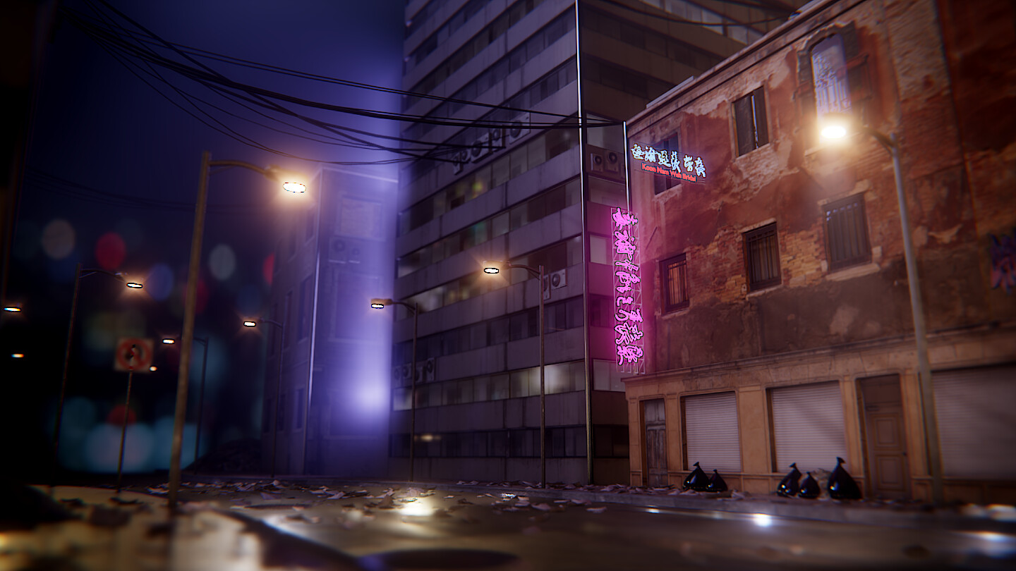 ArtStation - Neon Street