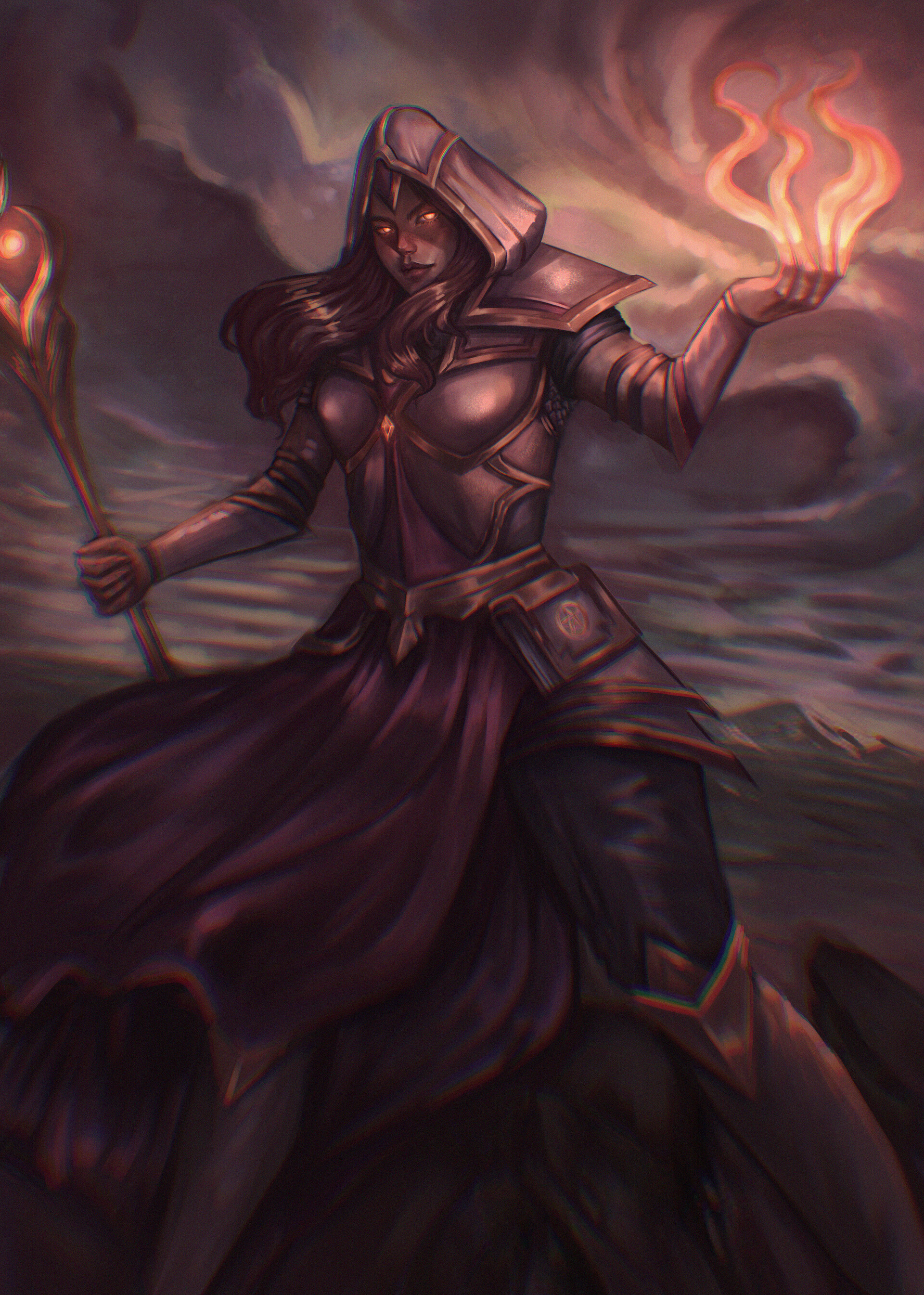 ArtStation - Giselda Human Mage