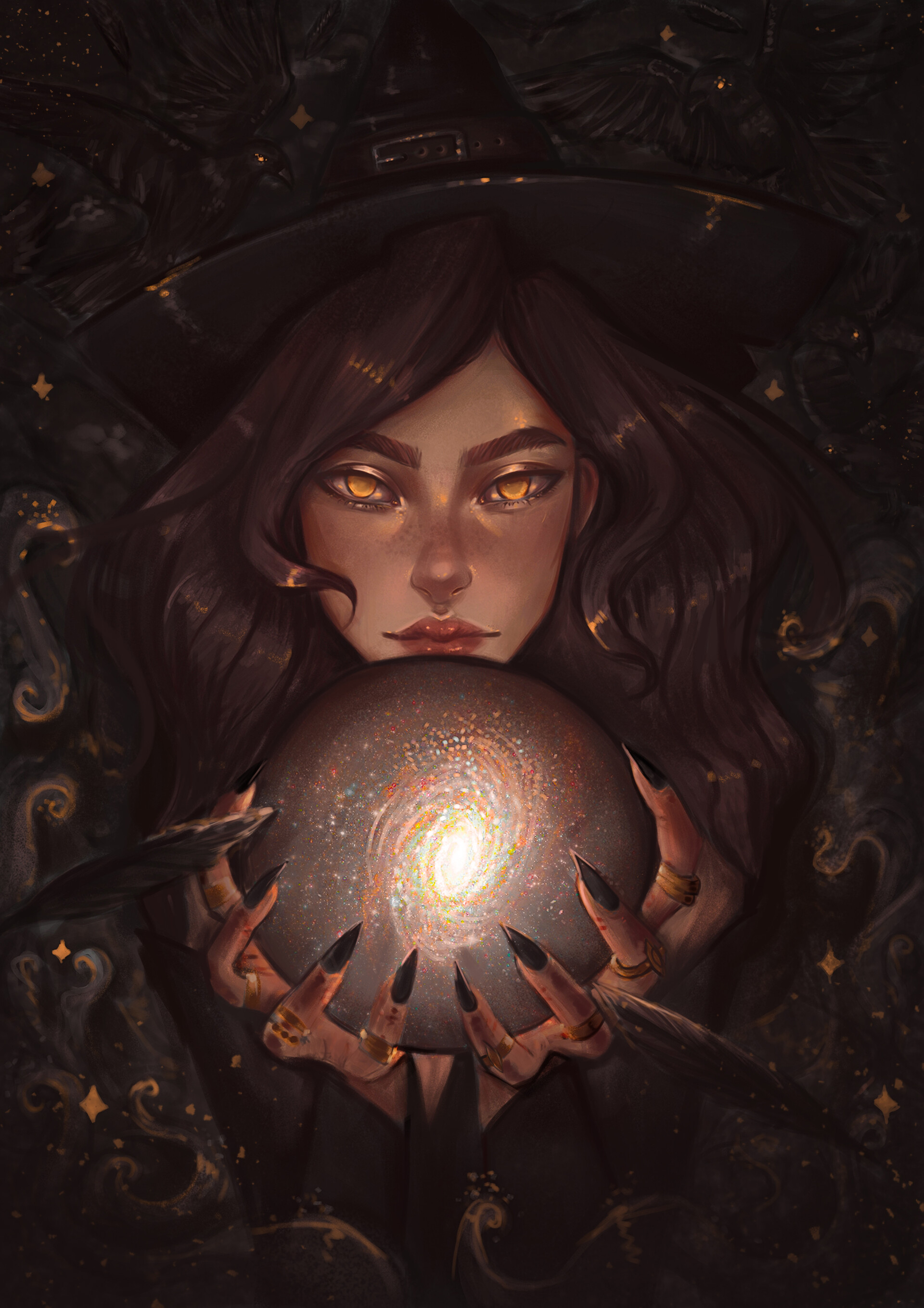 ArtStation - Golden Eyed Witch