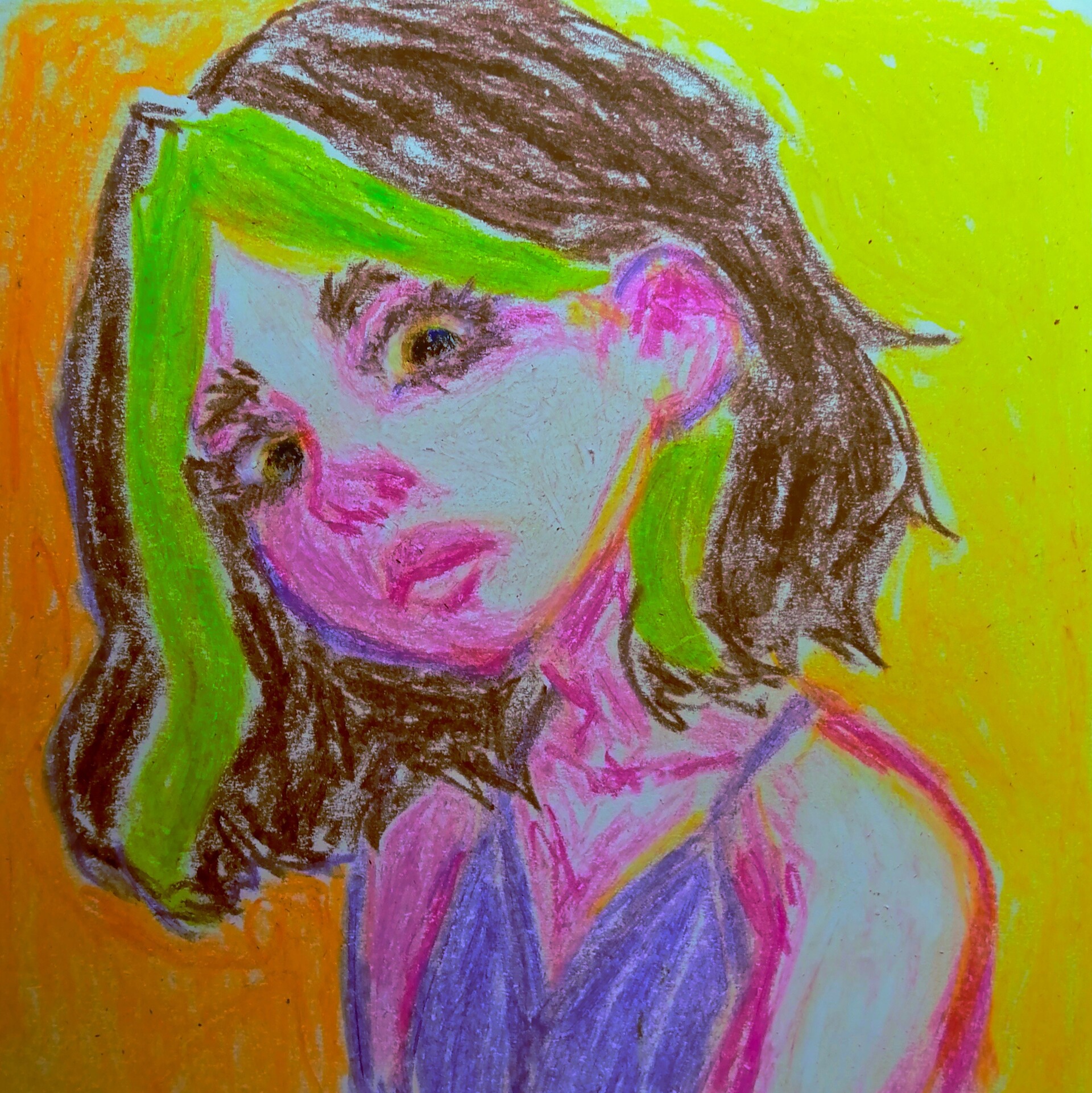 ArtStation - pastel portrait