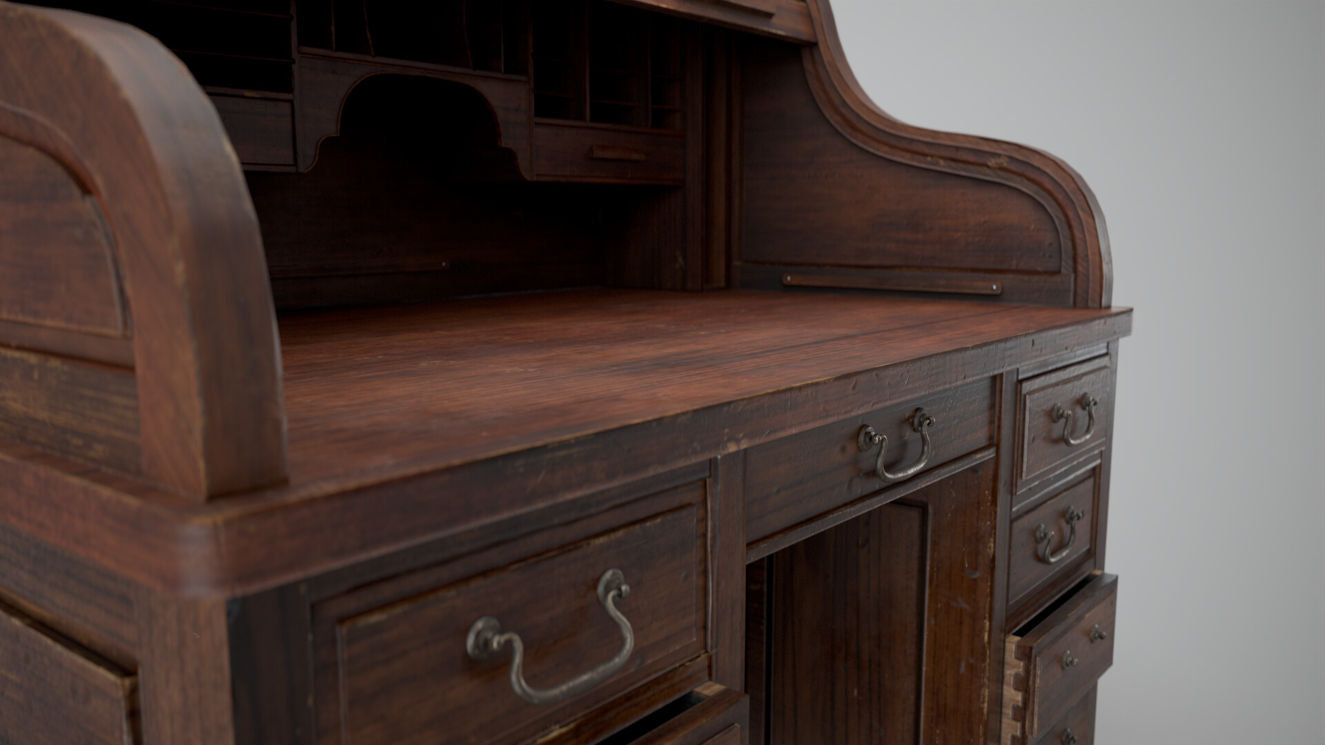 Guille Ibanez - Antique Victorian Office Desk