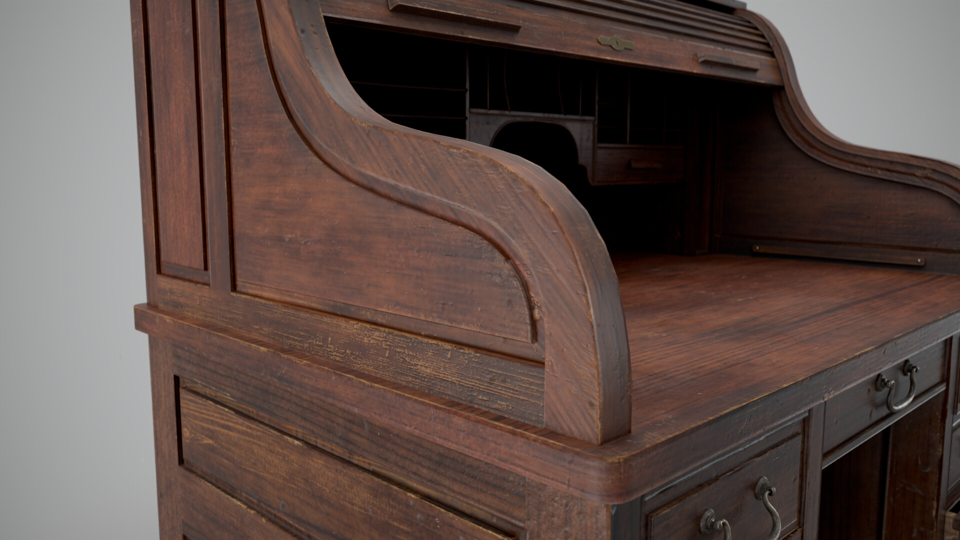 Guille Ibanez - Antique Victorian Office Desk