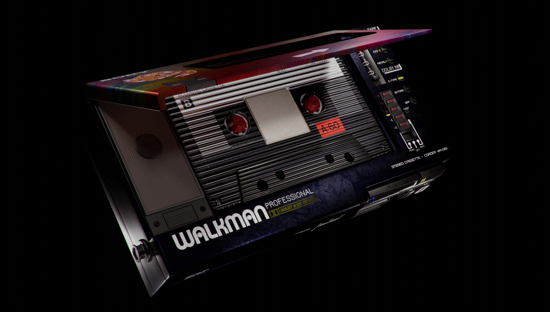 ArtStation - Sony Walkman WM-D6 (Cat Theme)